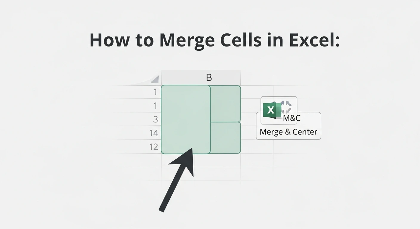 How to Merge Cells in Excel - Step-by-Step Guide