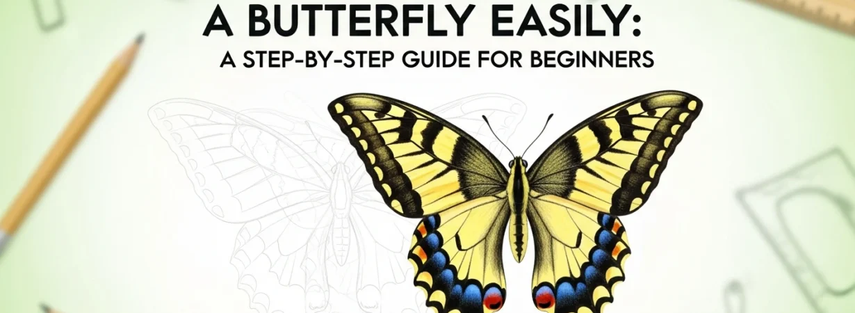 How to Draw a Butterfly – Easy Step-by-Step Drawing Guide