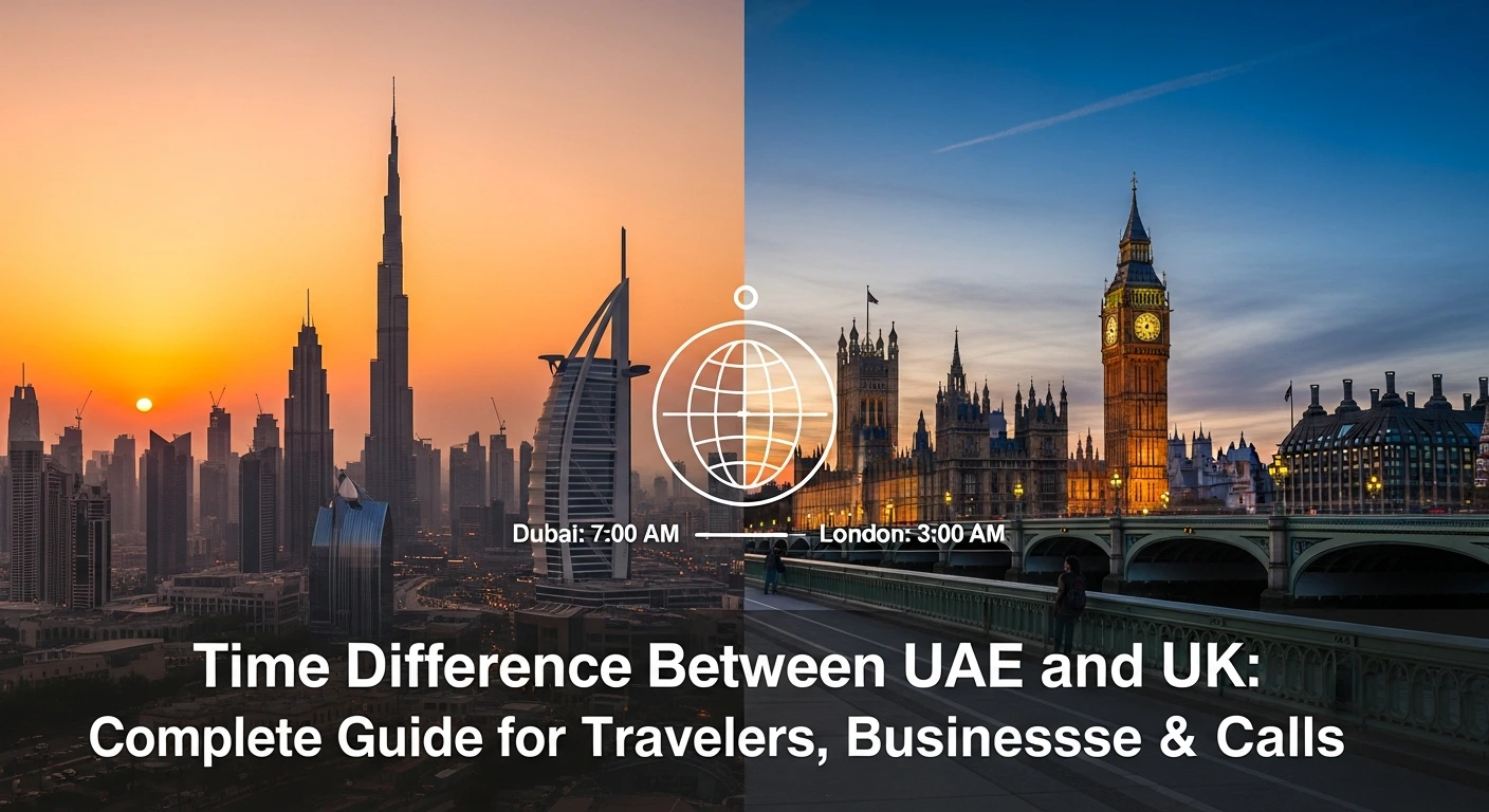 Time Difference Between UAE and UK – Updated Time Zone